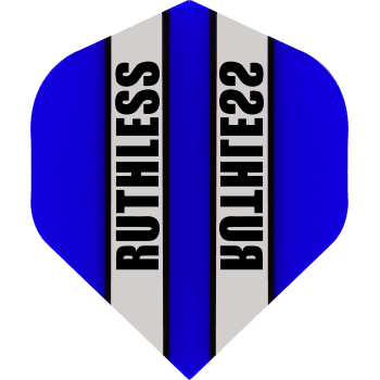 Ruthless Transparent Light Blue Darts Flights - Dartshopper.eu