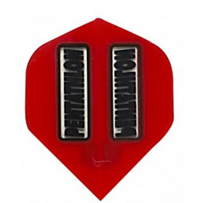 Pentathlon - Transparent Red Darts Flights - Dartshopper.eu