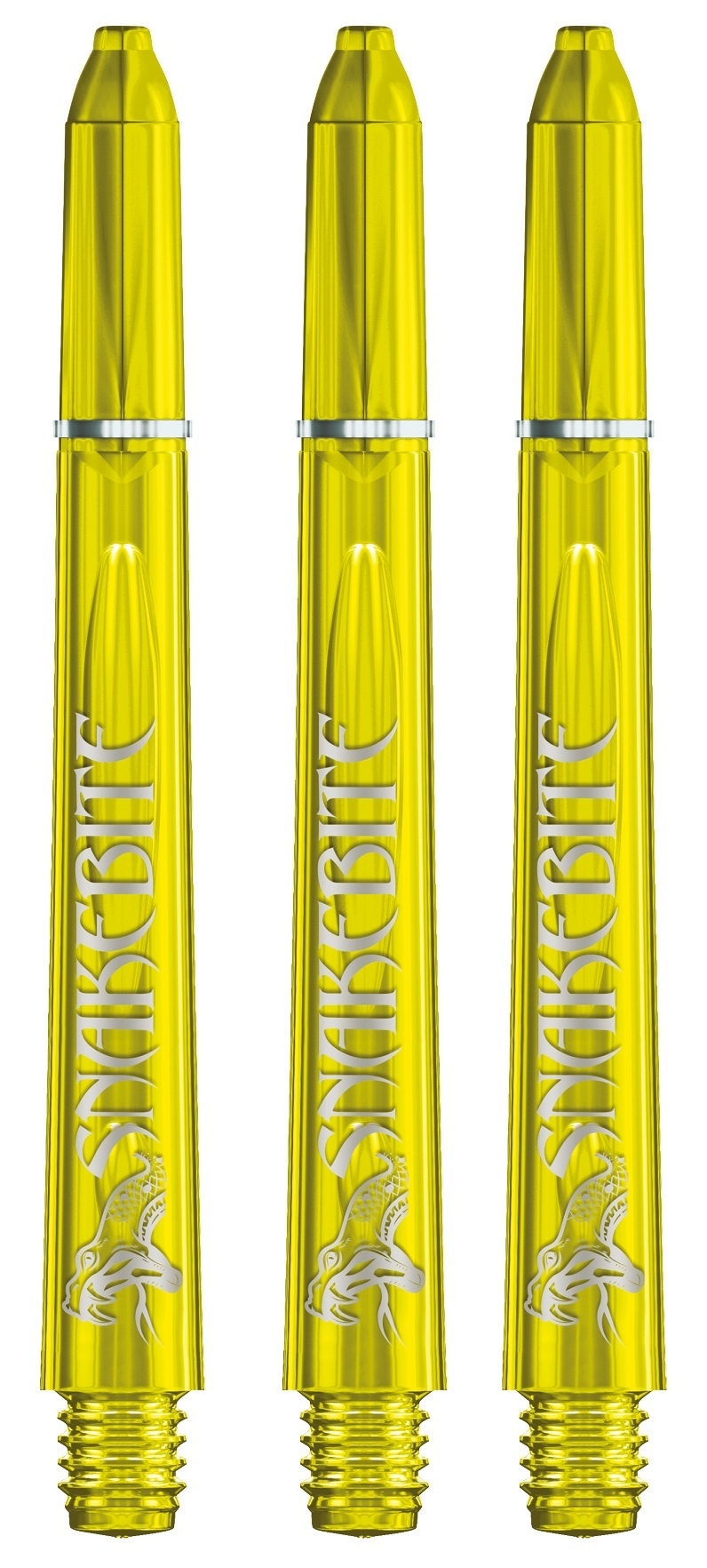 Red Dragon Snakebite Signature Yellow Darts Shafts - Dartshopper.eu