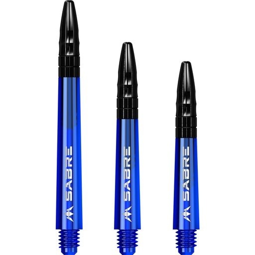 Mission Sabre Blue Base Black Darts Shafts - Dartshopper.eu