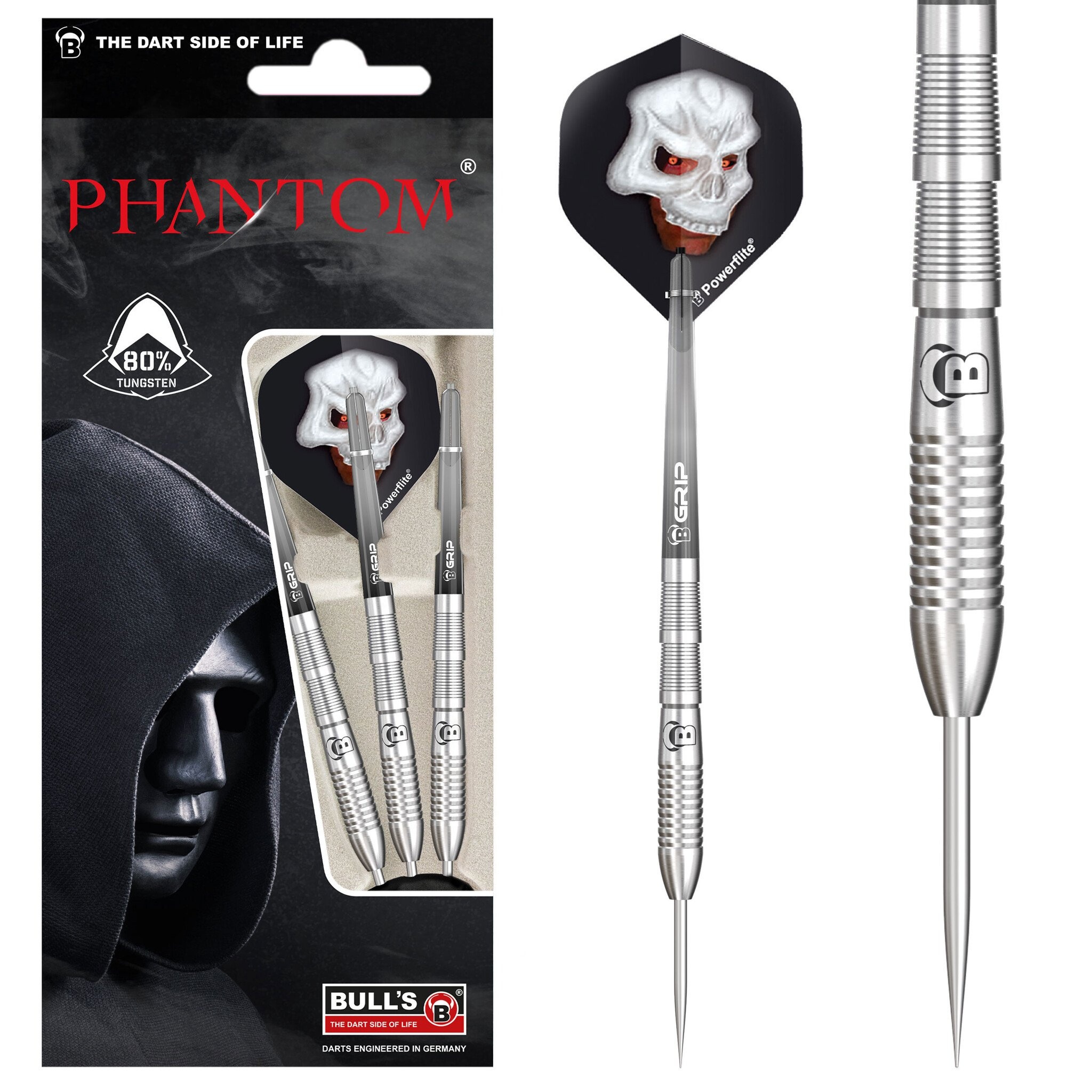 BULL'S Phantom PT4 Steel Tip Darts - Dartshopper.eu