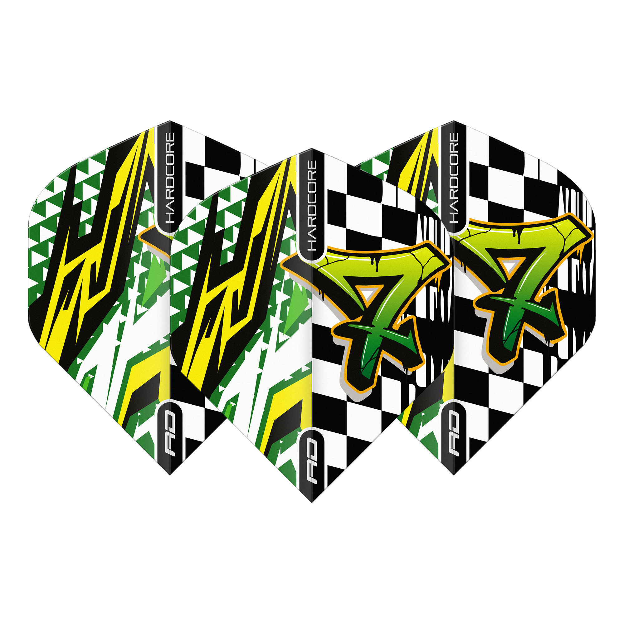 Red Dragon Falcon GT7 Hardcore XT Darts Flights - Dartshopper.eu