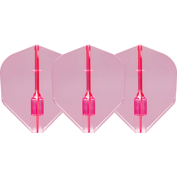 L-Style Fantom EZ L3 Shape Pink Darts Flights - Dartshopper.eu