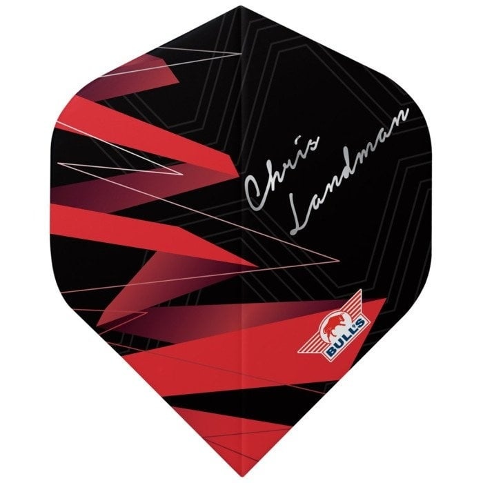 Bull's Player 100 Chris Landman 90 NO2 Darts Flights - Dartshopper.eu