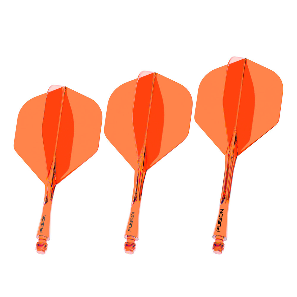 Winmau Fusion Neon Orange Darts Flights - Dartshopper.eu
