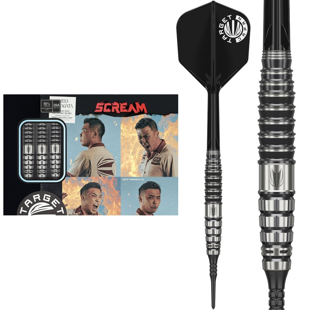 Target Japan Prime Series Scream G1 Max 90% Soft Tip Darts - Dartshopper.eu
