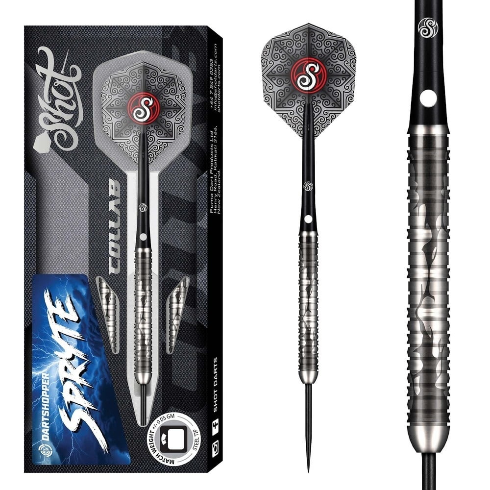 Shot Spryte 90% Dartshopper Exclusives Steel Tip Darts - Dartshopper.eu