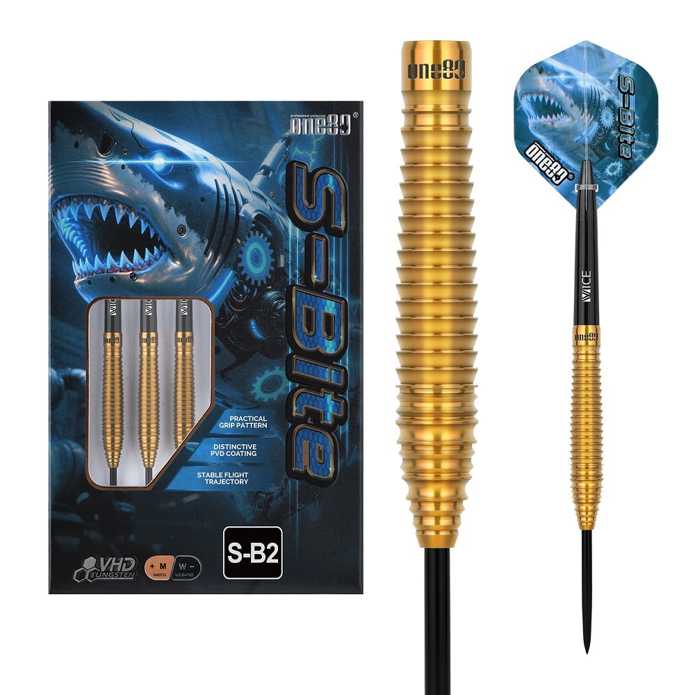 ONE80 Sbite-S-B2 90% Steel Tip Darts - Dartshopper.eu