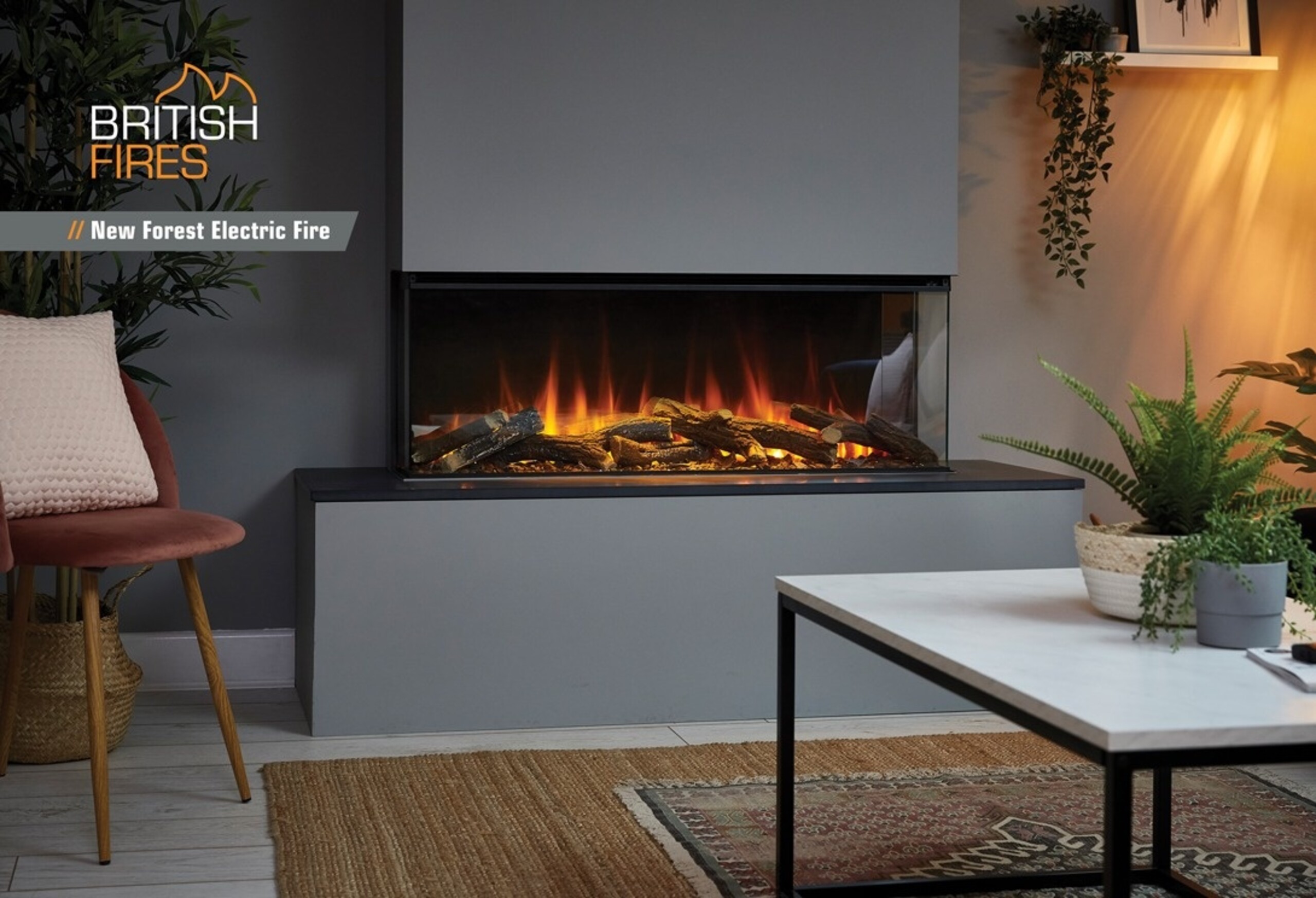 British Fires New Forest 1200 - Ambiance Haarden