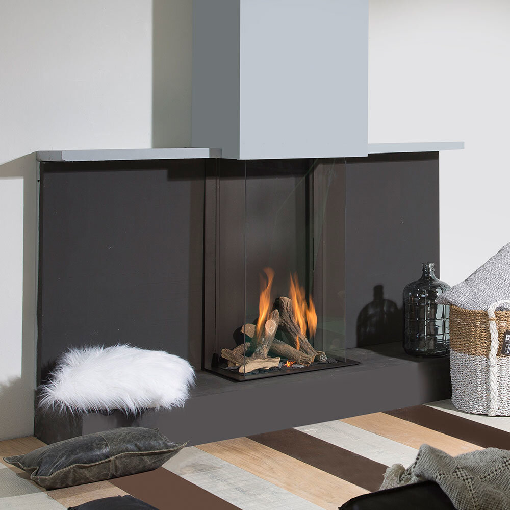 Wanders Lenga 500 driezijdige gashaard - Ambiance Haarden