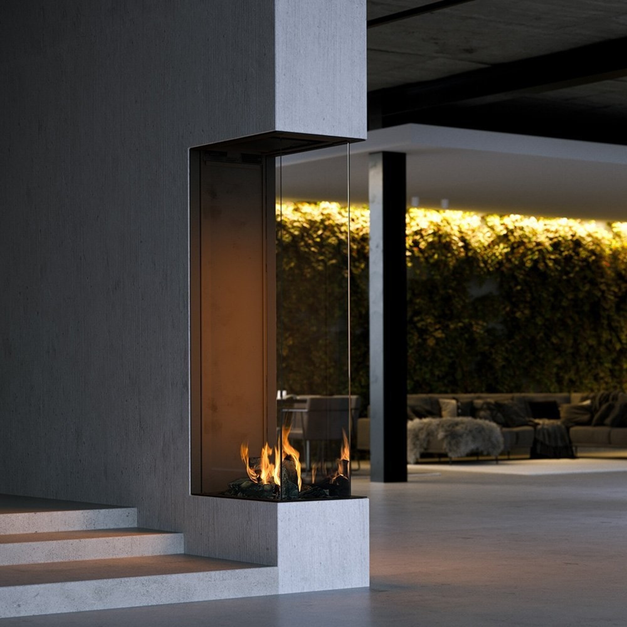 Element4 Sky Large Roomdivider - Ambiance Haarden