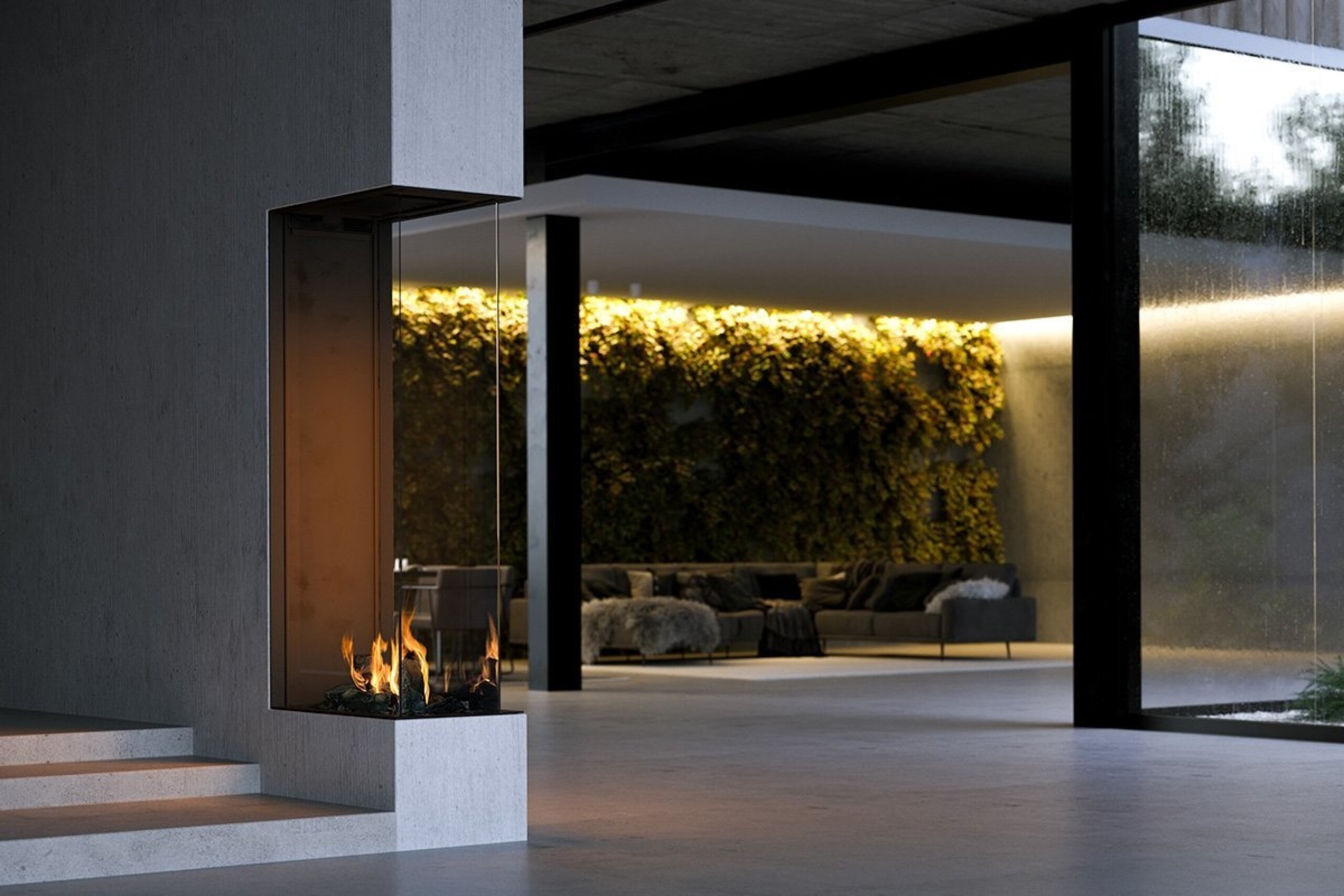 Element4 Sky Large Roomdivider - Ambiance Haarden