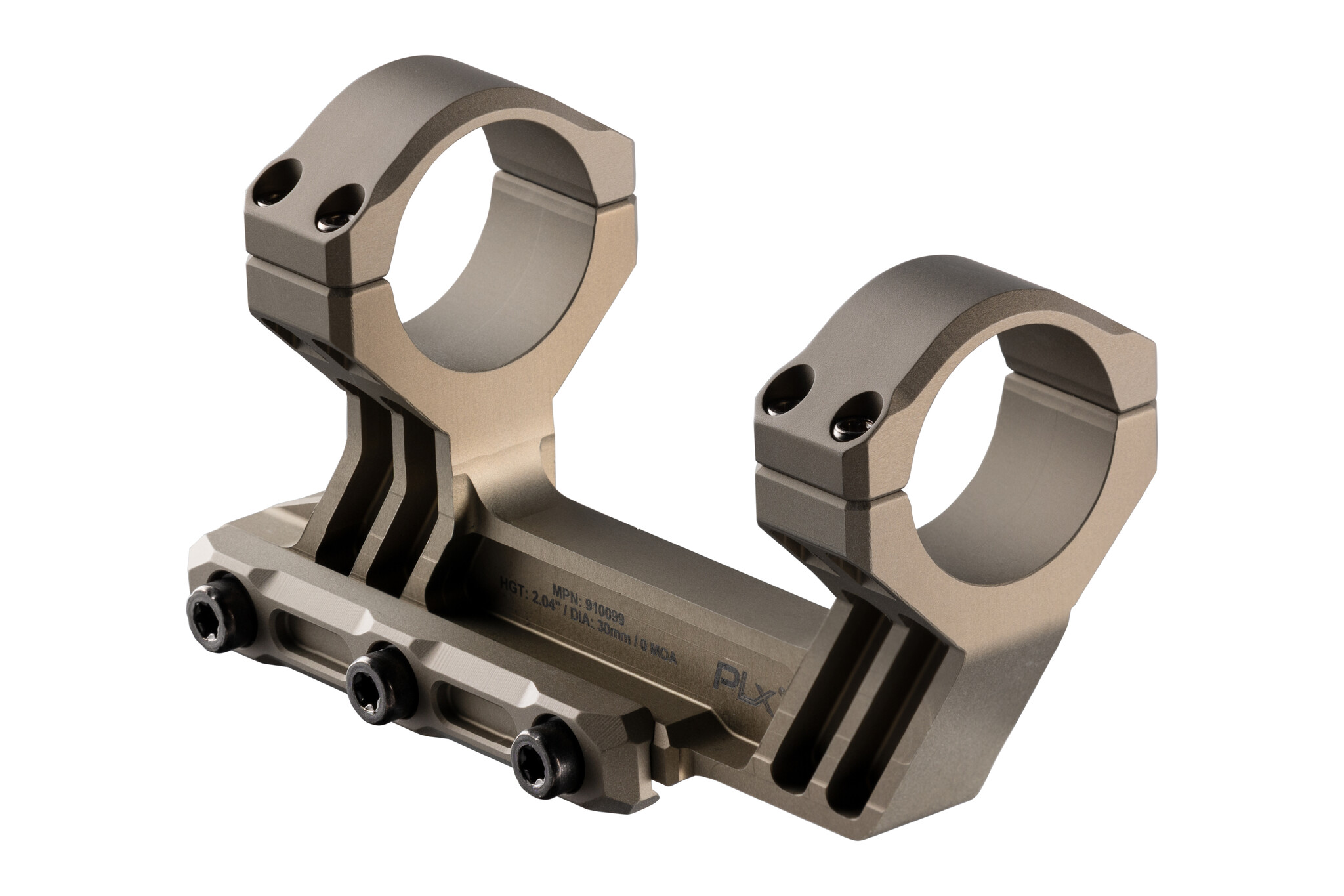 Primary Arms 30mm PLx Cantilever Mount – 2.04″ – Clear Anodized ...