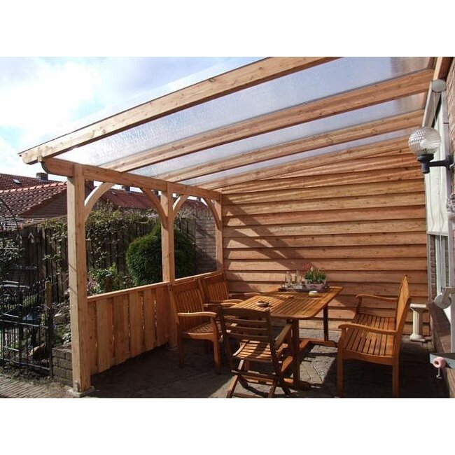 Douglas Overkapping op Maat | Houten Veranda - Houthandel van Gelder
