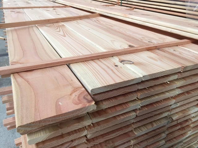 Douglas Plank 16x140mm Geschaafd - Houthandel van Gelder