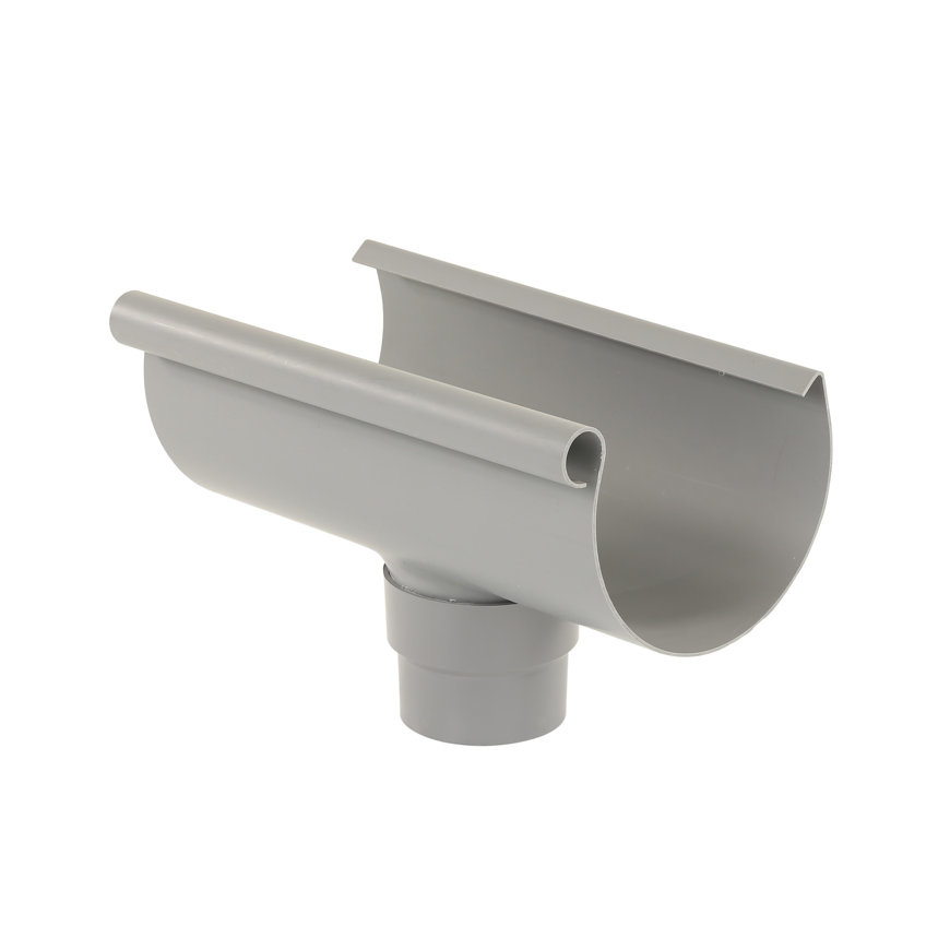 Pvc dakgoot 150 mm met kraal - Houthandel van Gelder