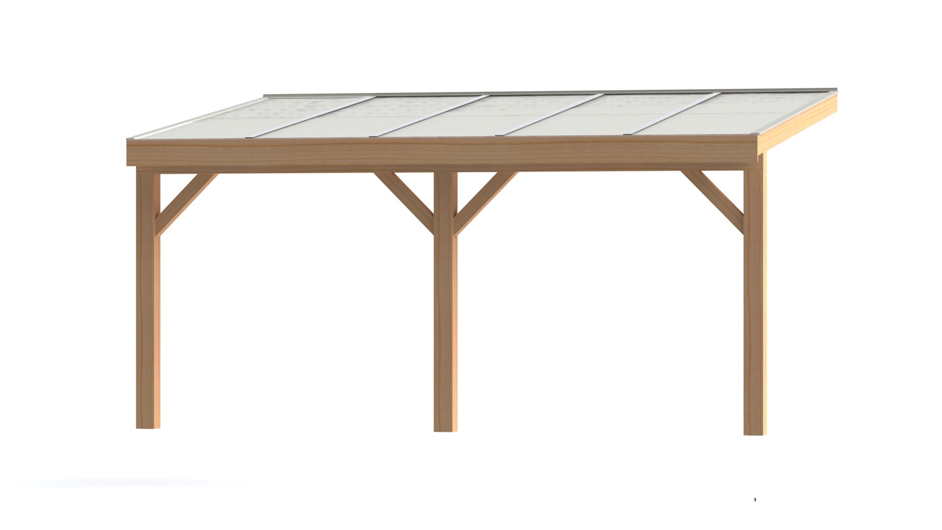 Douglas veranda 500x400 cm | Houten Veranda 5x4 m - Houthandel van Gelder
