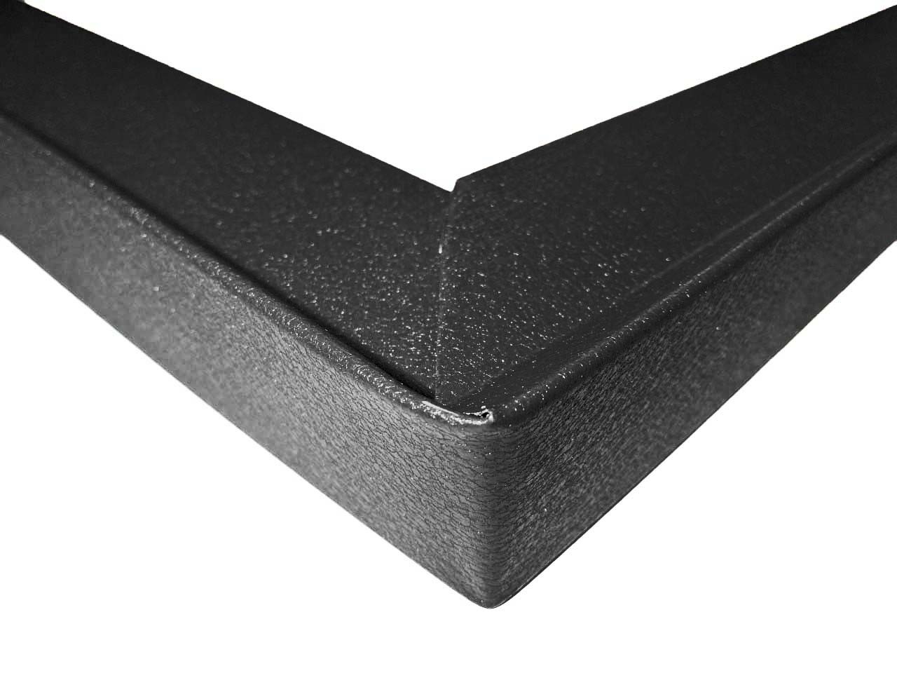 Zwarte Daktrim 45/55 | Zwarte Dakrand | Wrinkle zwart - Houthandel van ...