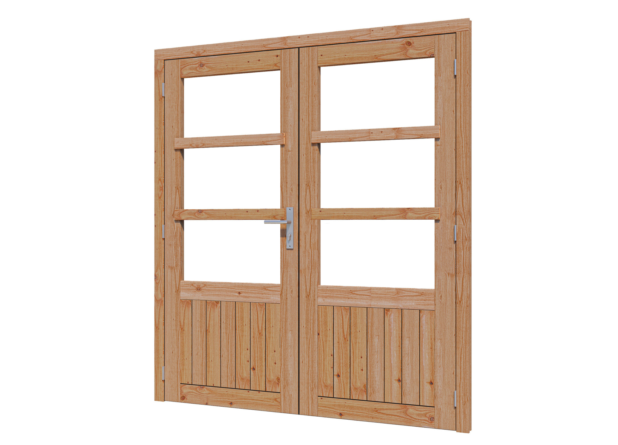 Douglas glasdeur | Dubbel | Onbehandeld | Douglas hout