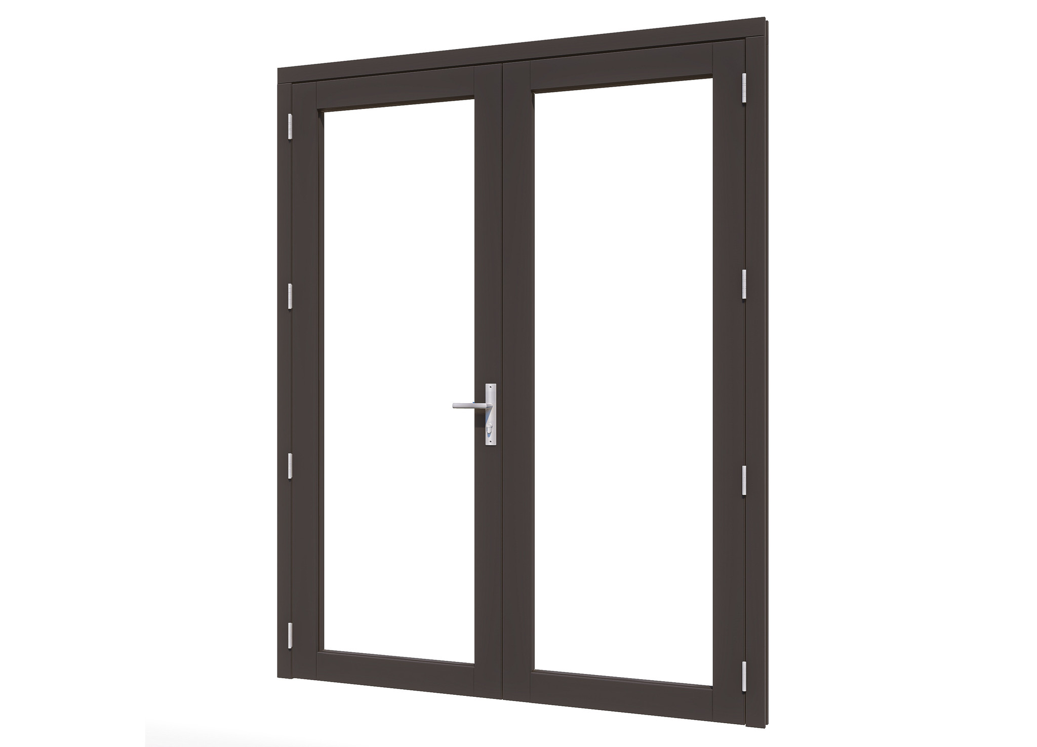 Douglas glasdeur | Dubbel | Steellook zwart - Houthandel van Gelder