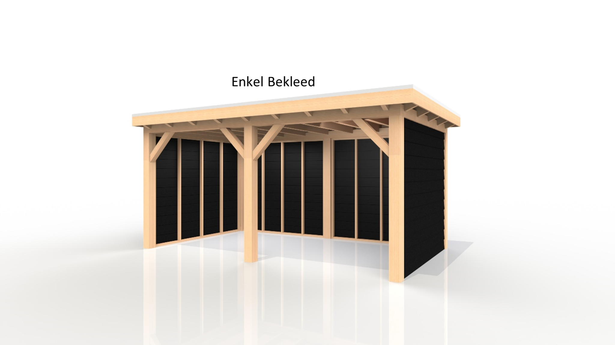Douglas Overkapping 500x300 cm - 5x3 m | Bouwpakket Robuust ...