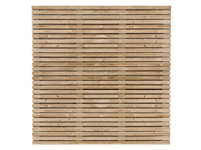 Tuinscherm Oostende | Tuindeco | Geïmpregneerd Vuren | Schutting