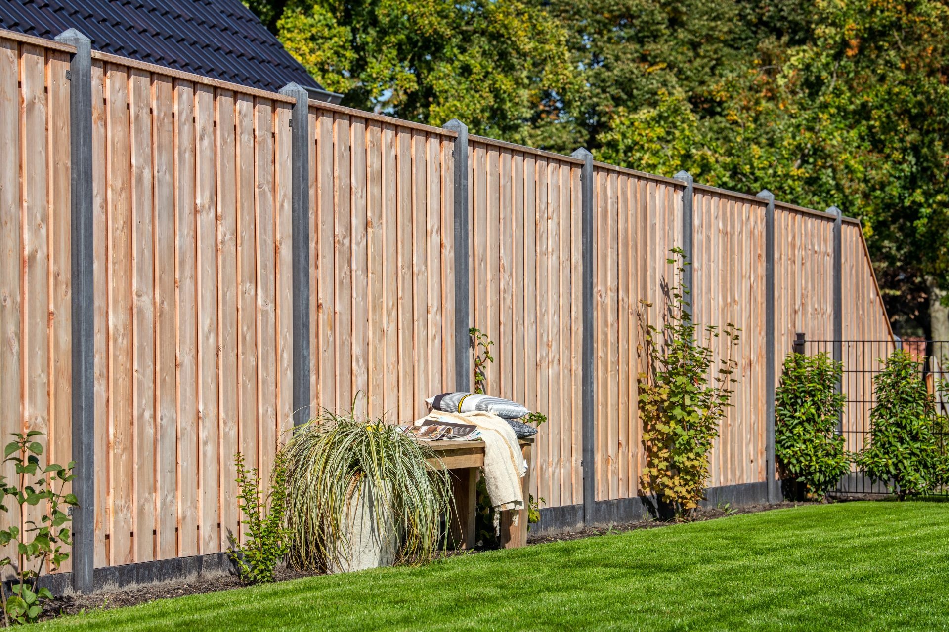 Tuinscherm Casablanca | Red Class Wood | Geïmpregneerde Schutting ...