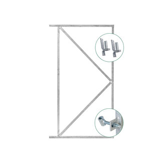 IJzeren Deurframe | Stalen Poortframe - Houthandel van Gelder