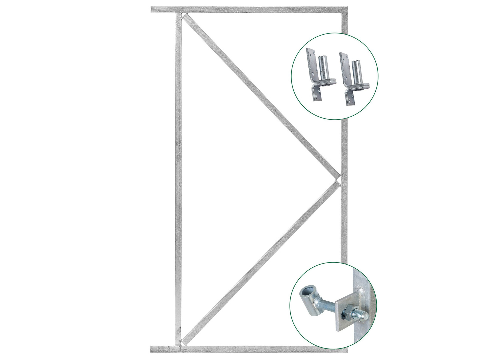 IJzeren Deurframe | Stalen Poortframe - Houthandel van Gelder