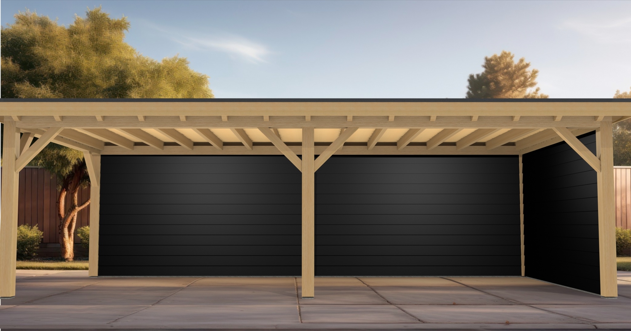 Eiken Overkapping Robuust Bouwpakket | 800x400 cm | 8x4 m - Houthandel ...