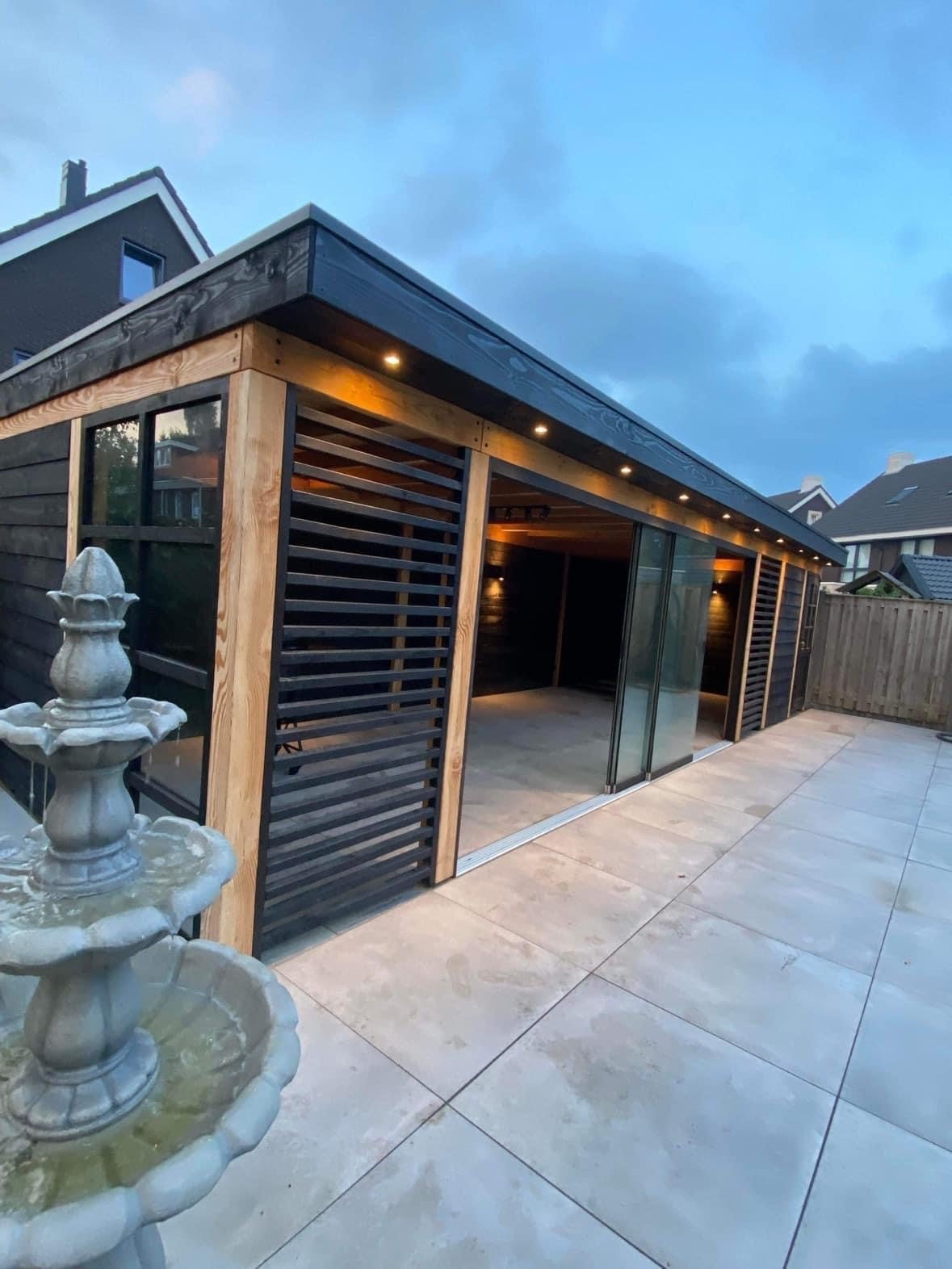 Daktrim Aluminium 45mm x 45 mm x 2500mm zwart ral 9005 | Zwarte trim ...