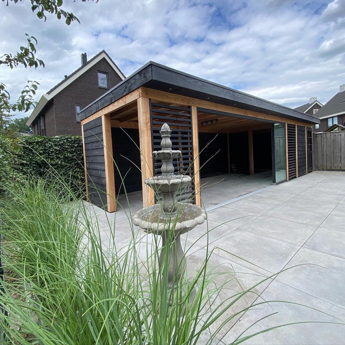 Daktrim Aluminium 45mm x 45 mm x 2500mm zwart ral 9005 | Zwarte trim ...