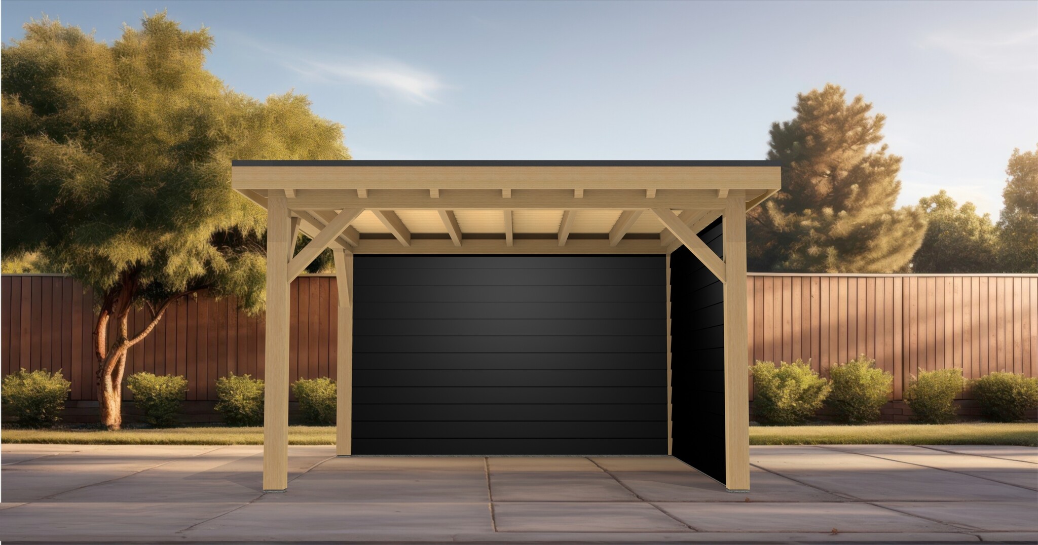 Eiken Overkapping Robuust Bouwpakket | 400x350 cm | 4x3,5 m ...