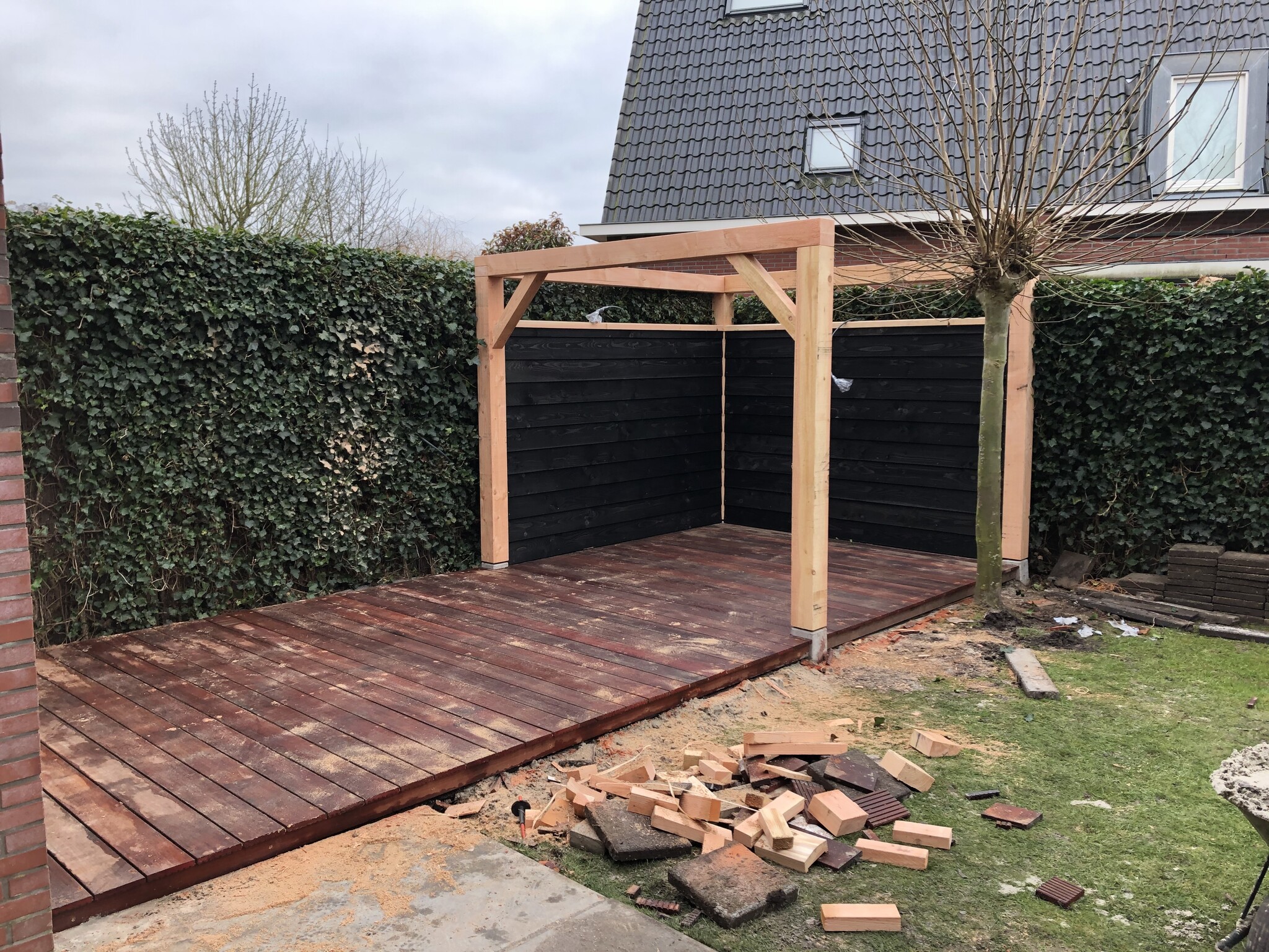 Douglas pergola | Maatwerk pergola | Pergola met vlonder - Houthandel ...