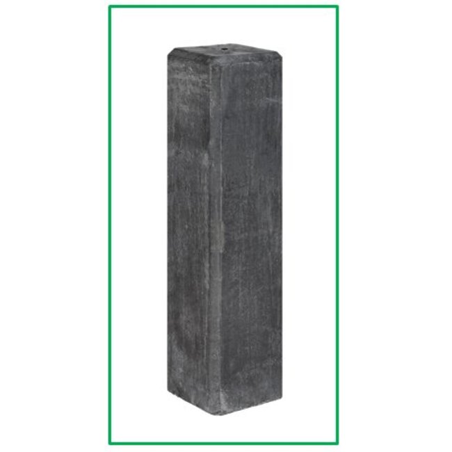 Betonpoer Antraciet 15x15cm (145x145mm) + Stelplaat - Houthandel van Gelder Betonpoer Antraciet 15x15cm (145x145mm) + Stelplaat - Houthandel van Gelder