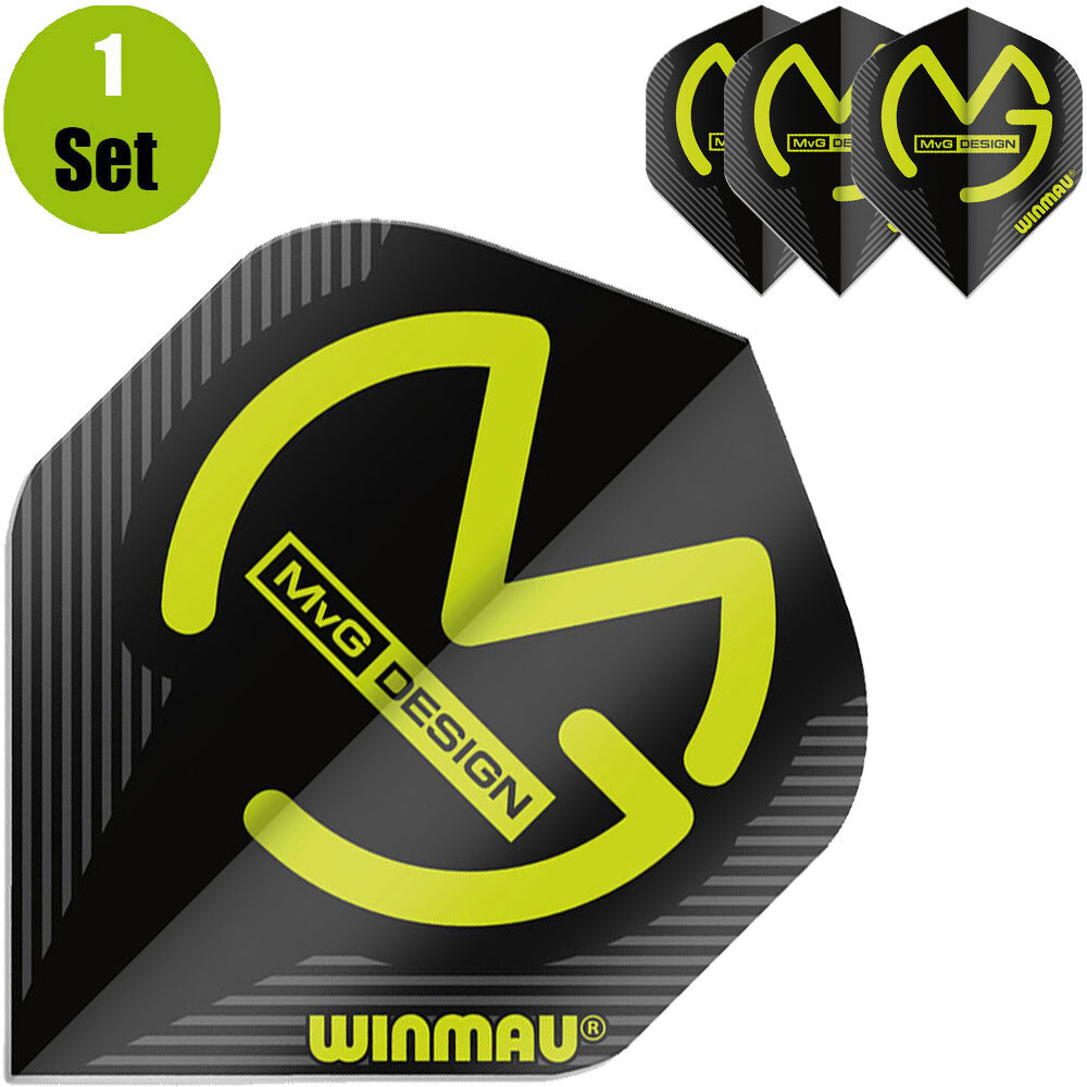 Van Gerwen Player Mega Standard Black kopen?⭐ - Dartshop Leiden