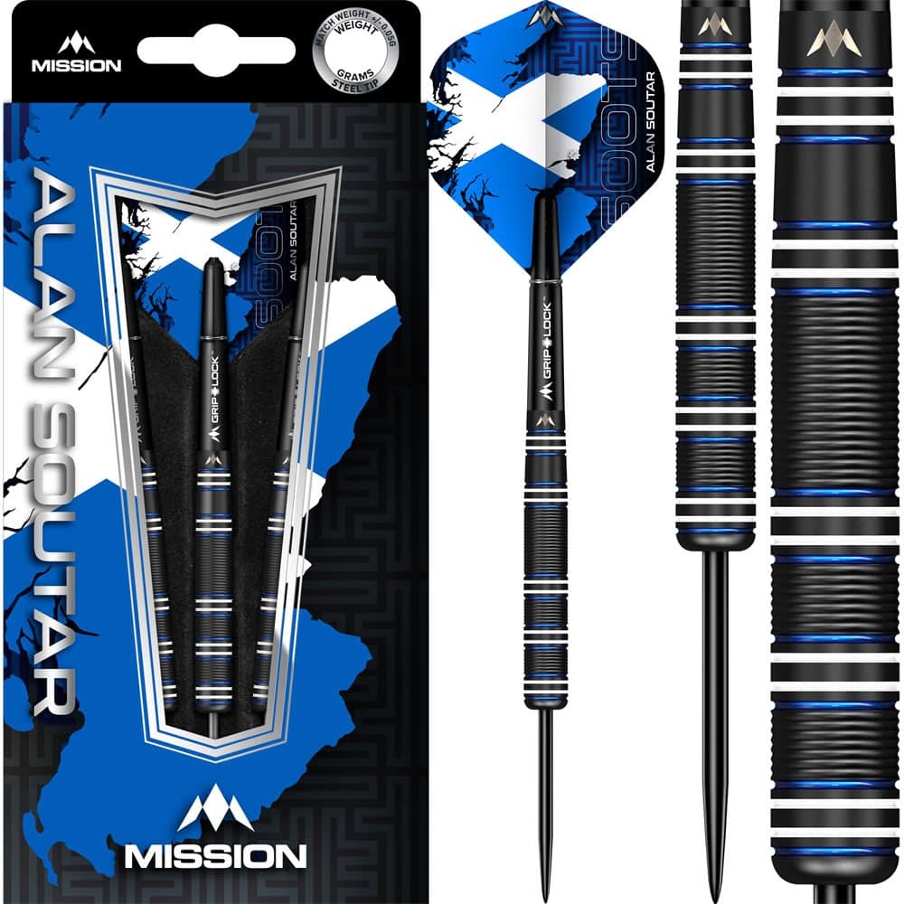 Mission Alan Soutar Black Titanium -24 Gram - Dartshop Leiden