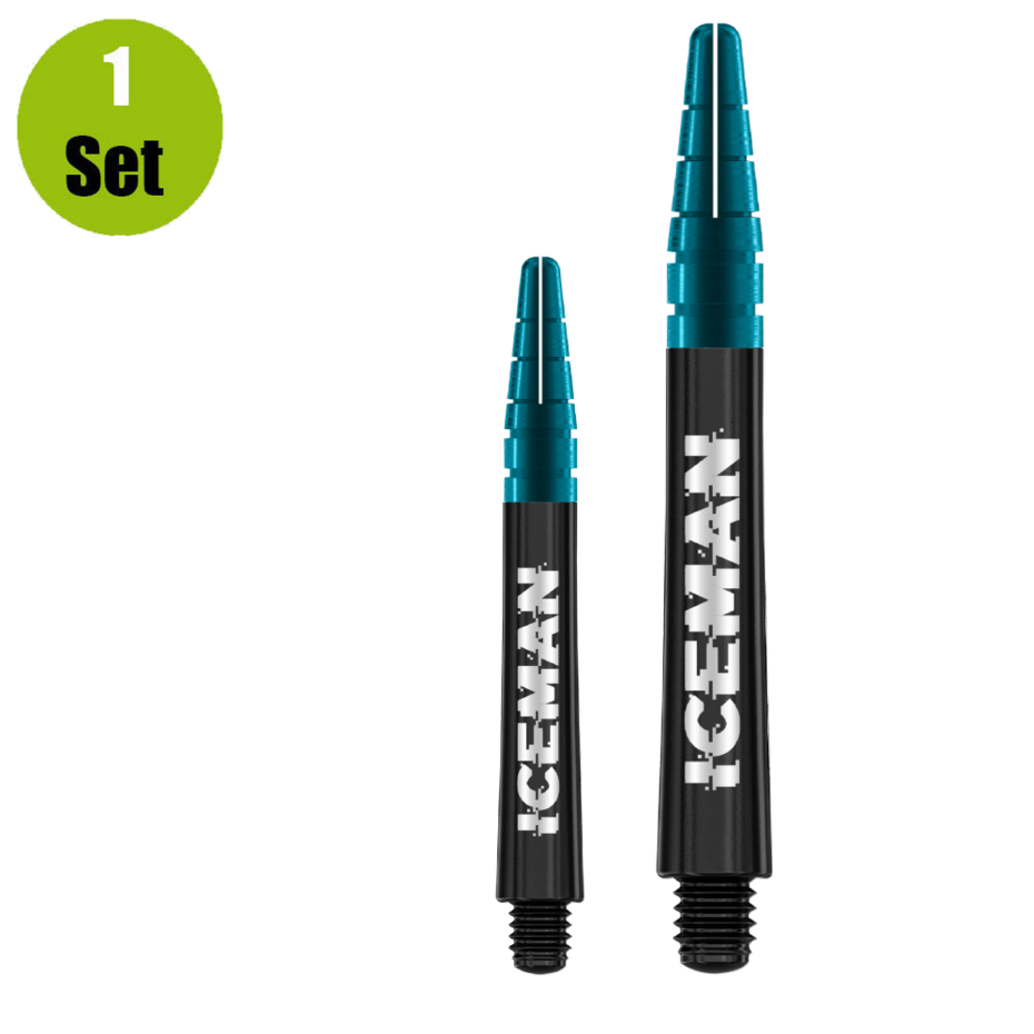 Iceman Nitro Ionic Shaft - Zwart SNEL in Huis! - Dartshop Leiden