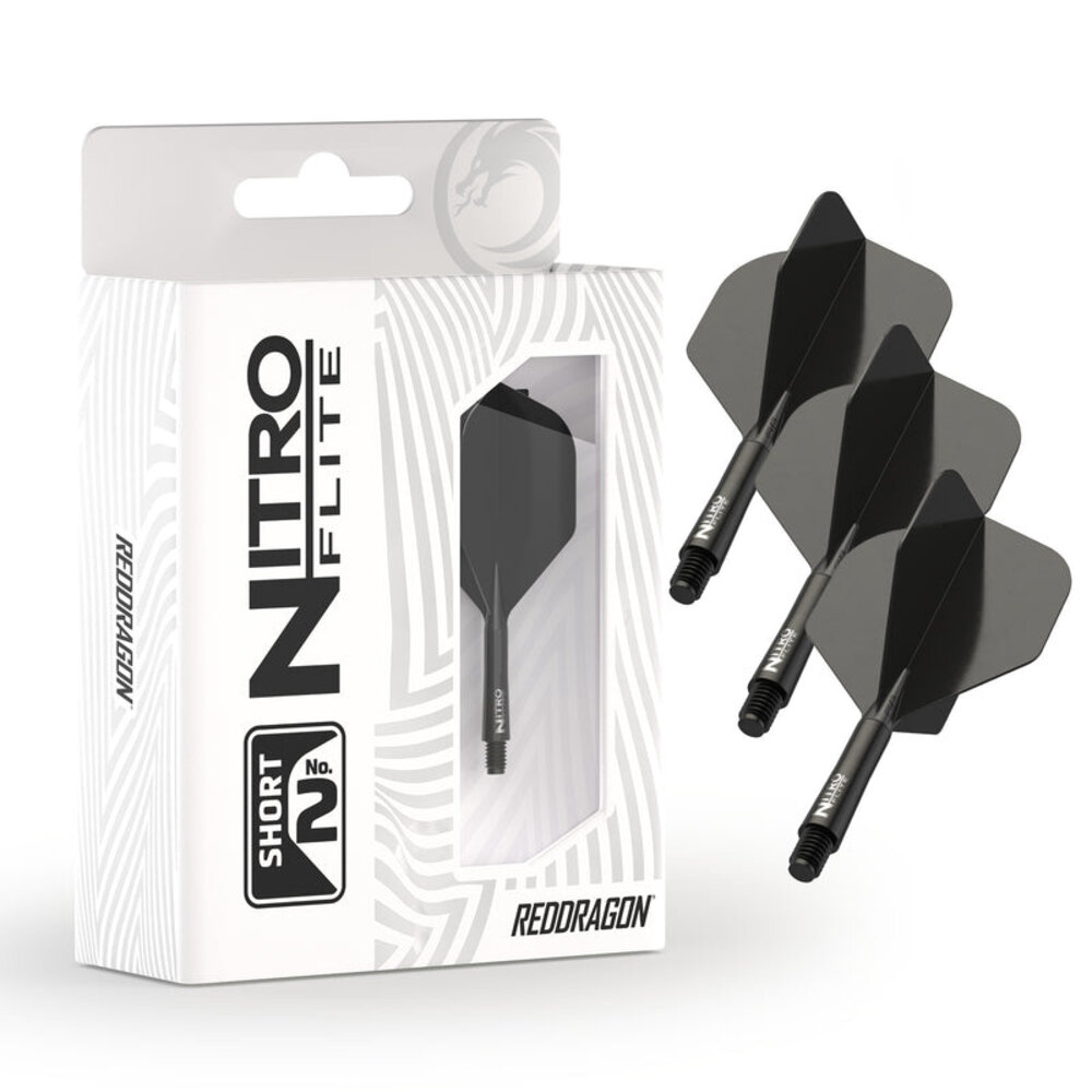 Red Dragon Nitro Flight System - Black | Integrated Flight & Shaft ...
