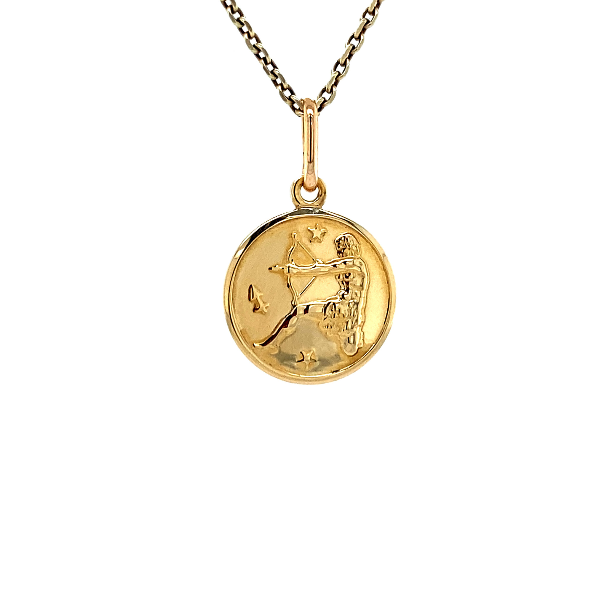 vintage Gold cupid pendant 18 krt - Vintage Jewellery