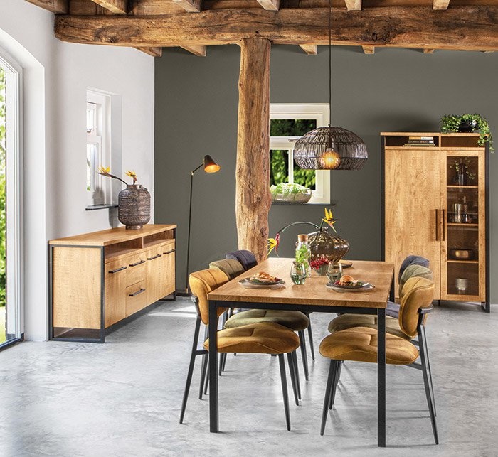 Charisma Wandkast 1 deur, 1 glazen deur - Elegante Vitrine - Paco World ...