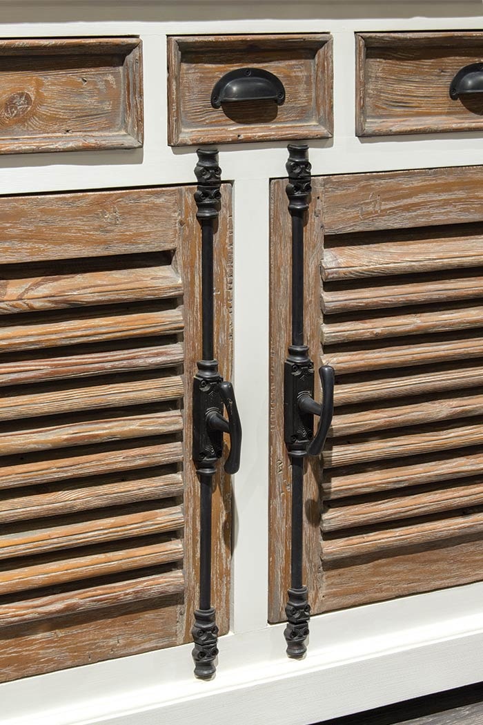 Martinique Glass Cabinet 2 deurs - Stijlvolle Opbergruimte - Paco World ...