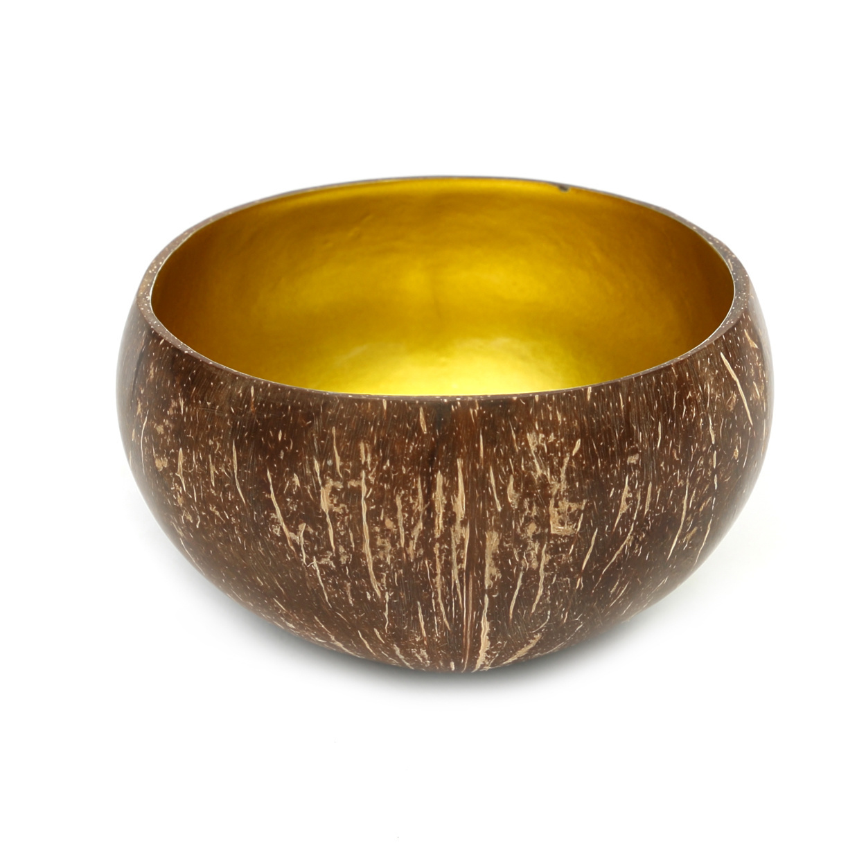 The Coco Food Bowl - Natural Gold - Bazar Bizar Bali