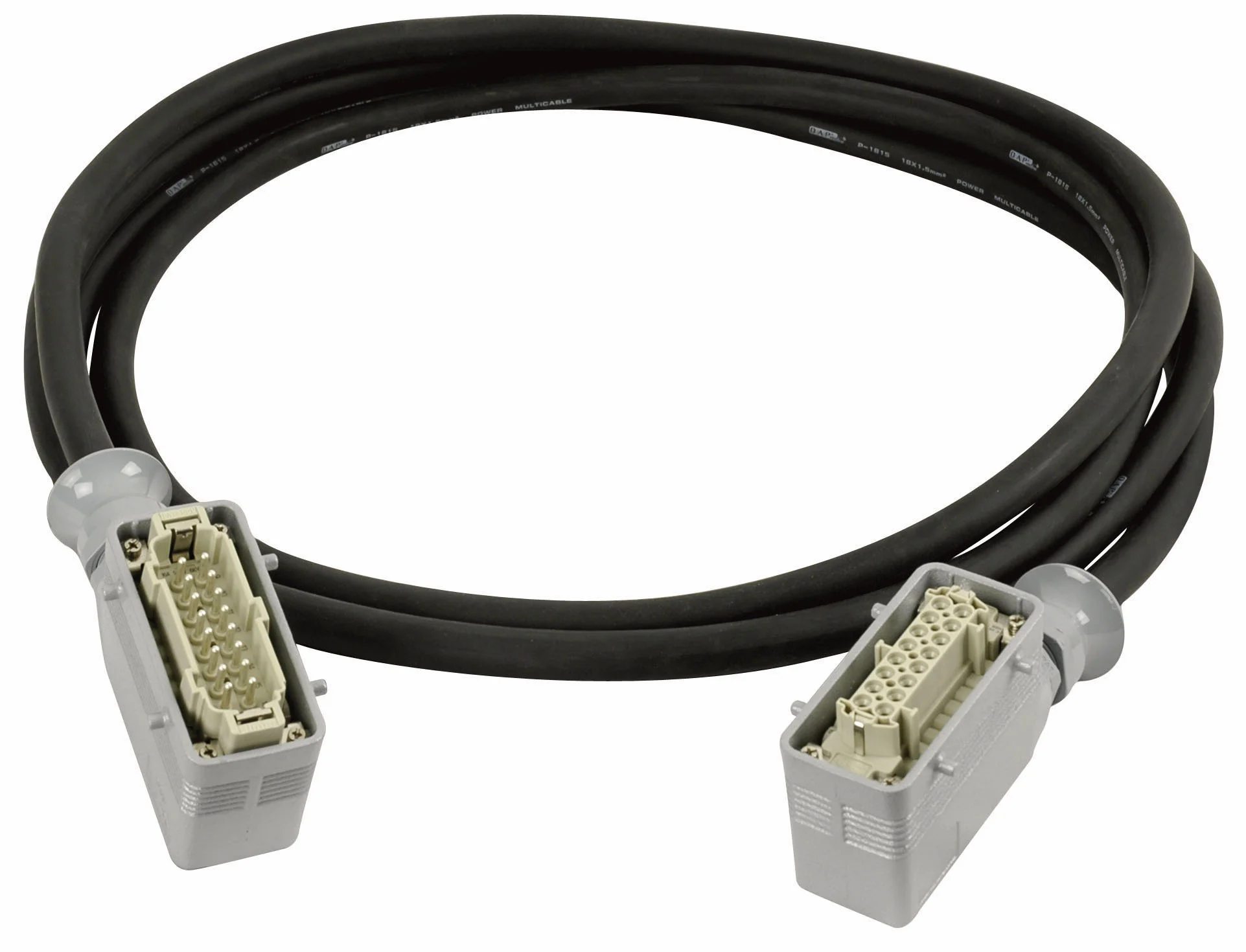 DAP DAP | FP032 | Power Multicable 16 Pole male-female | 2 m - Megalight sa/nv