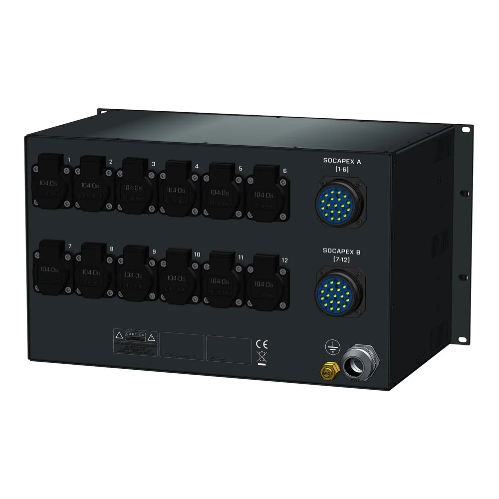 SRS Power Distribution 63A | Socapex | Schuko | Main MCB | RCBO - Megalight