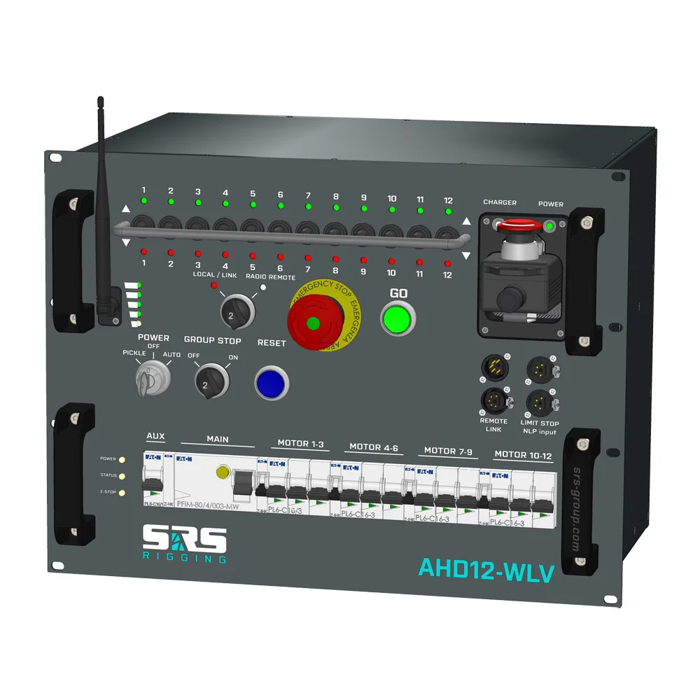SRS Rigging Hoist control 12-channel AHD - WLV - Wireless remote ...