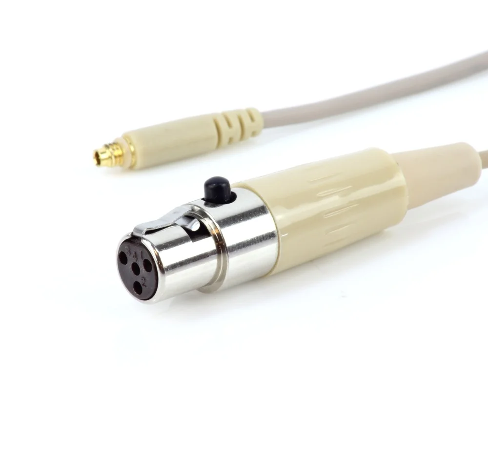 Cable-With Mini-XLR Shure connector/kabel beige - Megalight sa/nv