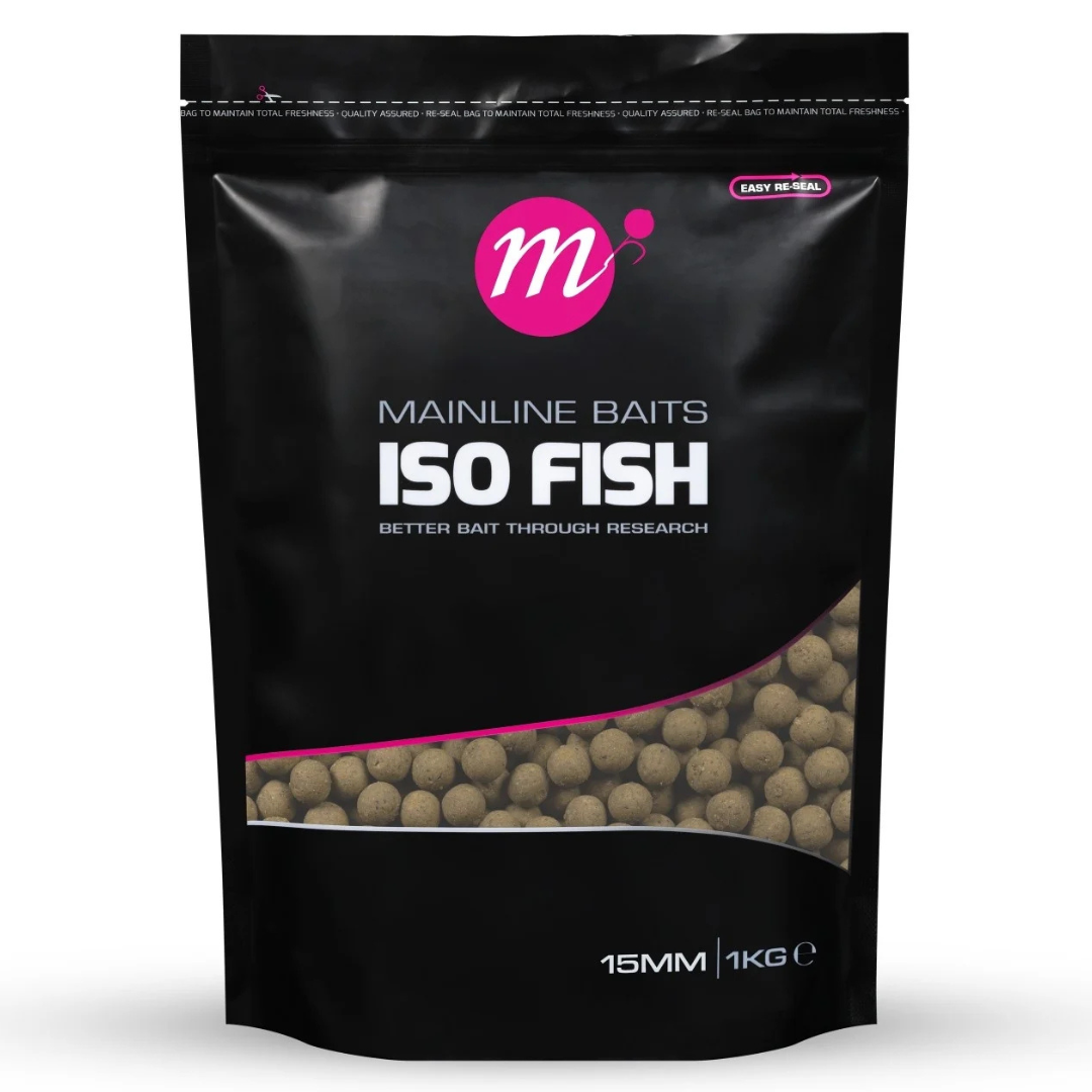 MAINLINE Shelf Life Boilies Iso Fish (1kg) - Viking Hengelsport