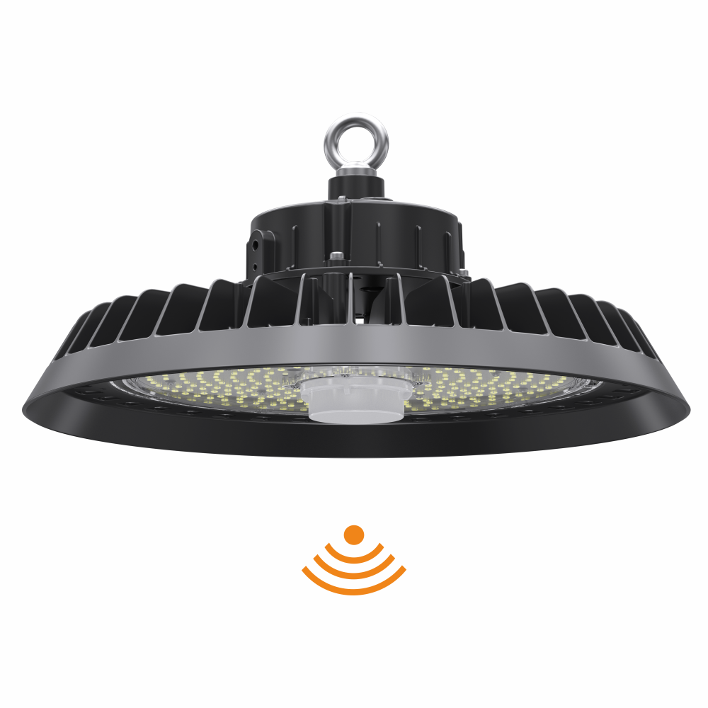 LED Hallenstrahler UFO 100W IP65 200lm/W Dimmbar Sensor - Lumev