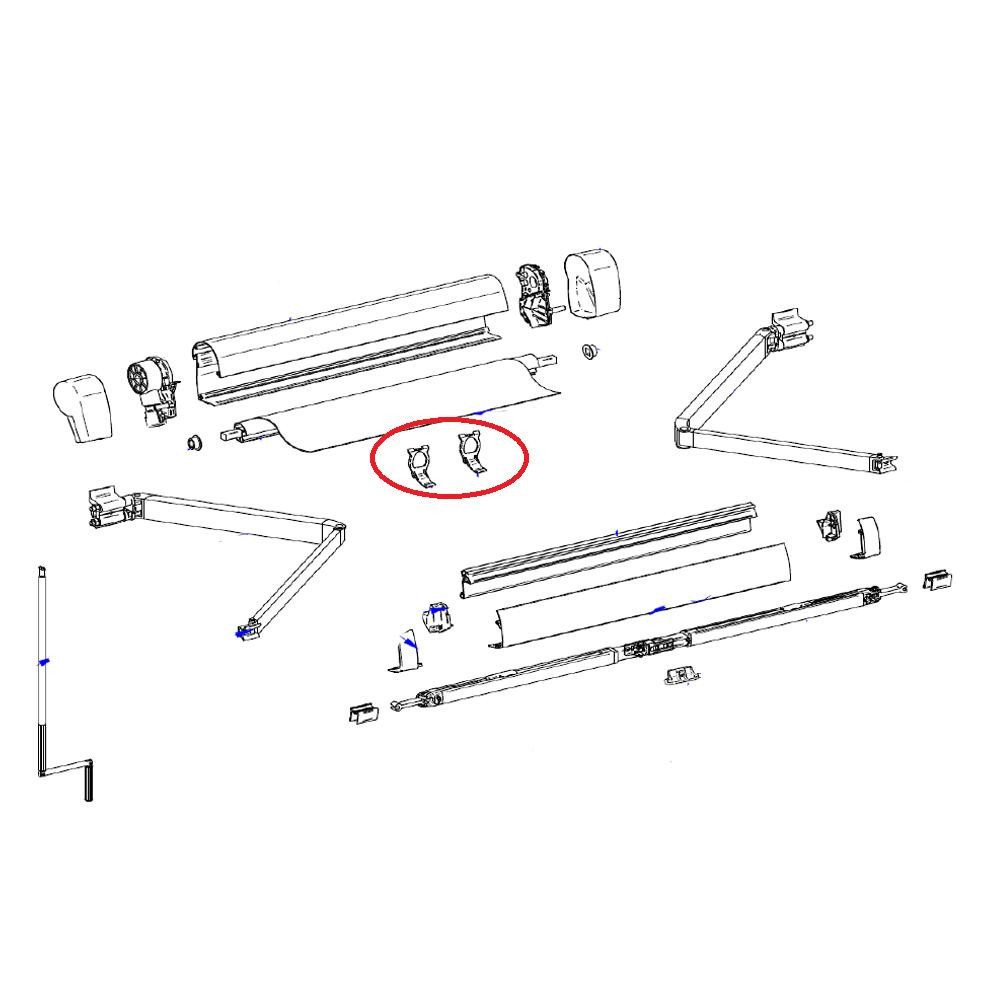 Thule 5102 Positioner Spring Arm VW 2stuks kopen | Alles voor de camper ...